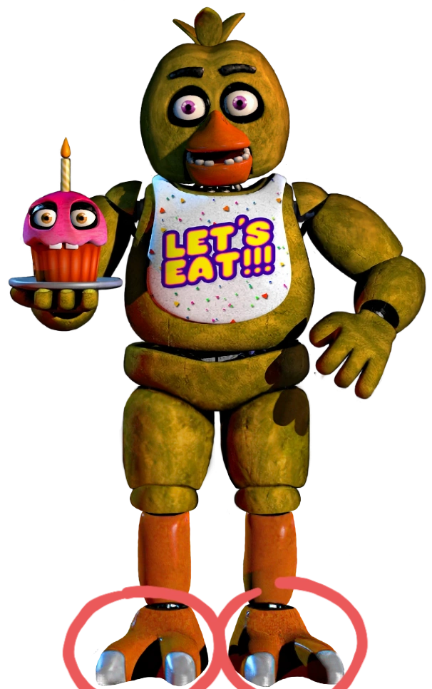 I only just realised chicas feet are like this | Fandom