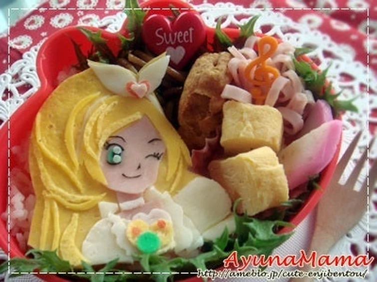 The Real Precure Character Food Arts ("Chara-Ben", Character-Bento) in ...