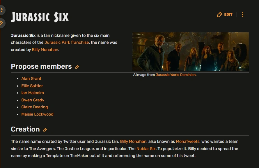 A New Page has just been made. | Fandom