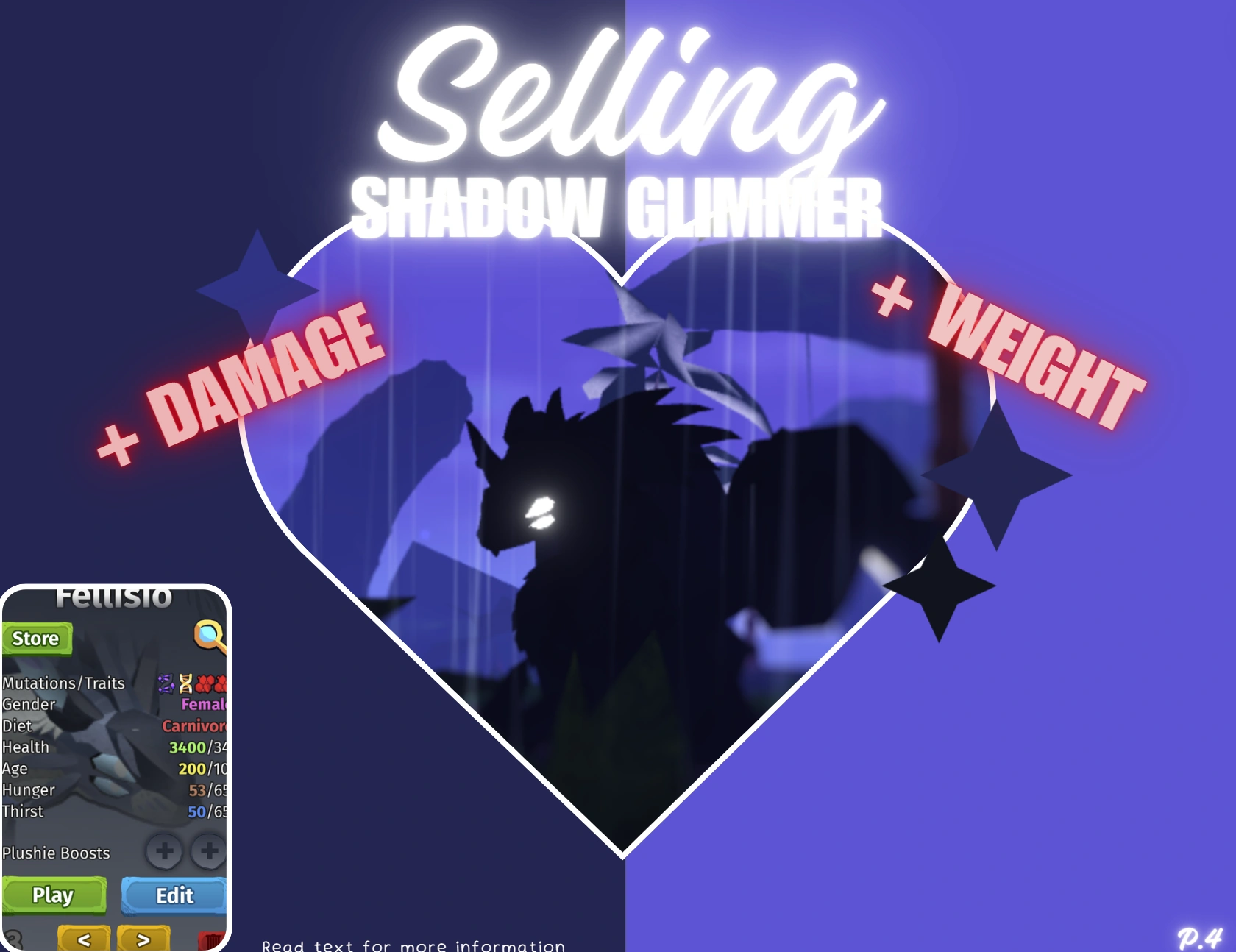 Selling Shadow Fellisio (SOLD) | Fandom