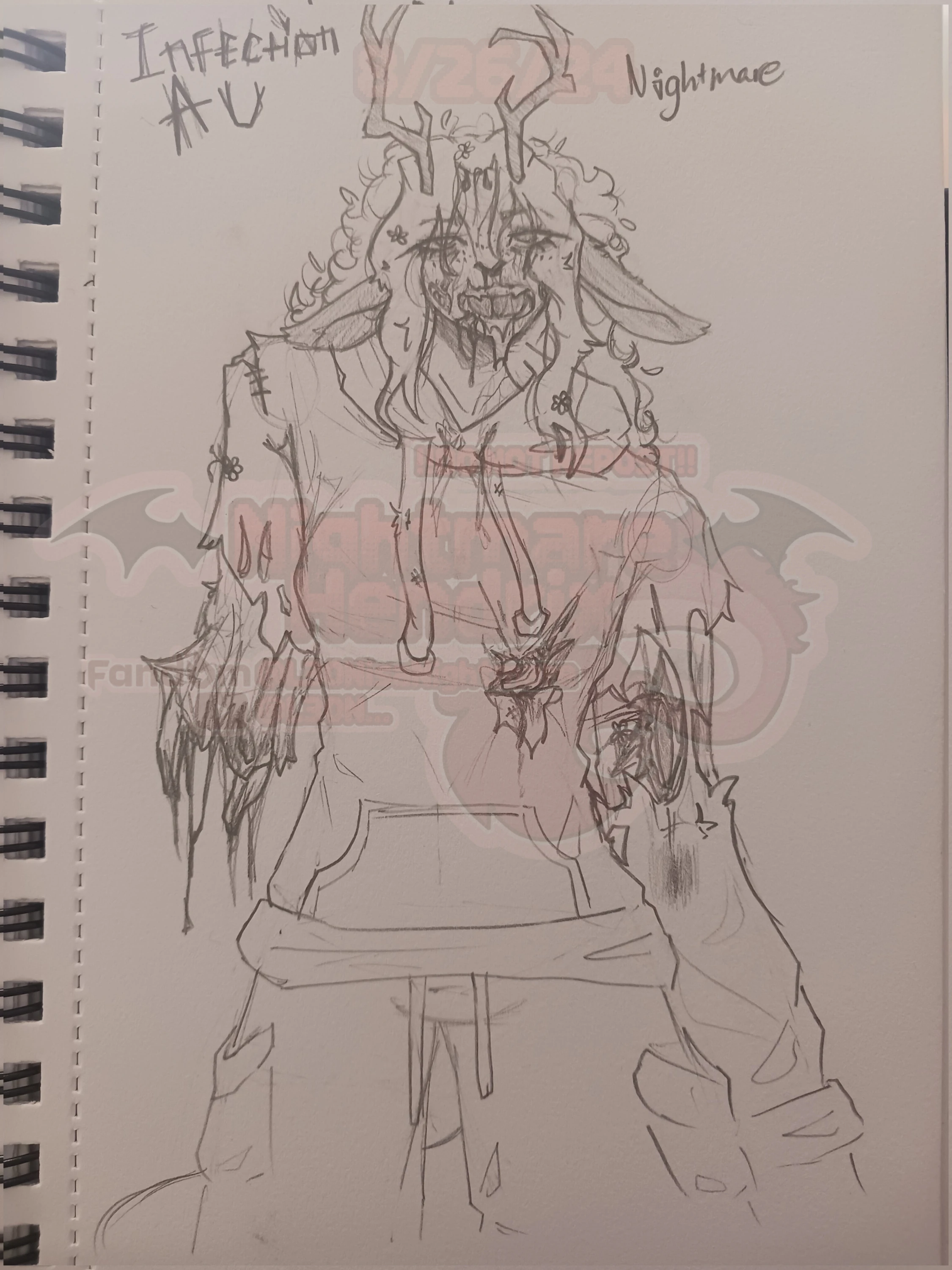 Drawing the Infection AU (lil lore update) [⚠️TW🩸] | Fandom