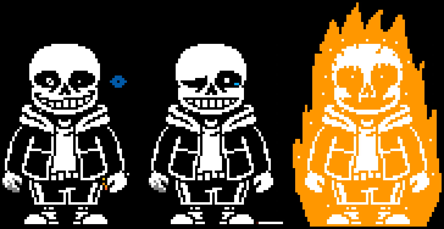 Arson/Pyromaniac/whatever Sans (original sprites from Last Breath) | Fandom