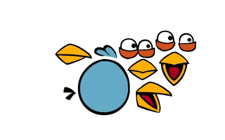 angry birds sprites I made | Fandom