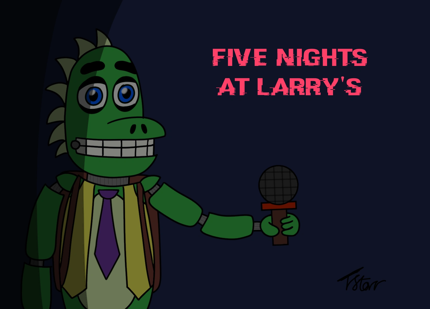 My FNaF OC: Larry the Lizard | Fandom