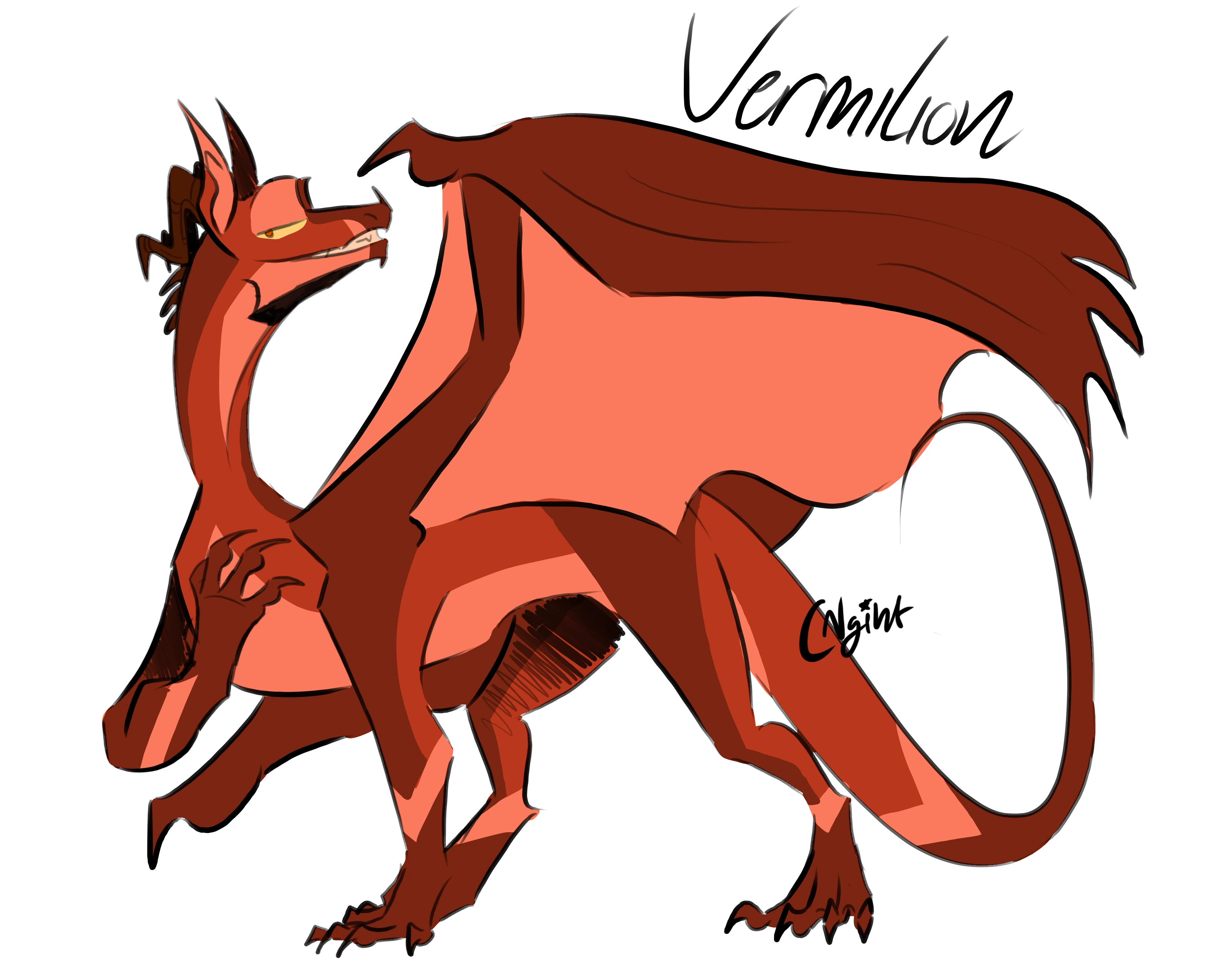 Canon Character Refs Revamped Day 52, Vermilion | Fandom