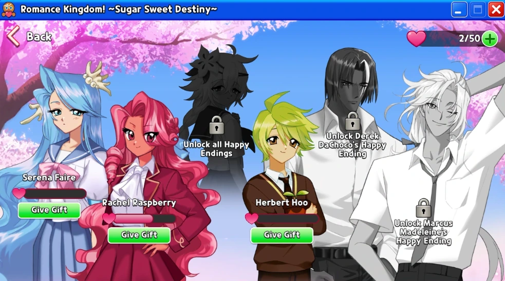 our character in the dating sim has W rizz 🤩 (this whole post is a hj ...