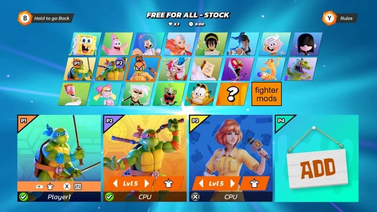 what if more fighters and stages are in nickelodeon all star brawl | Fandom