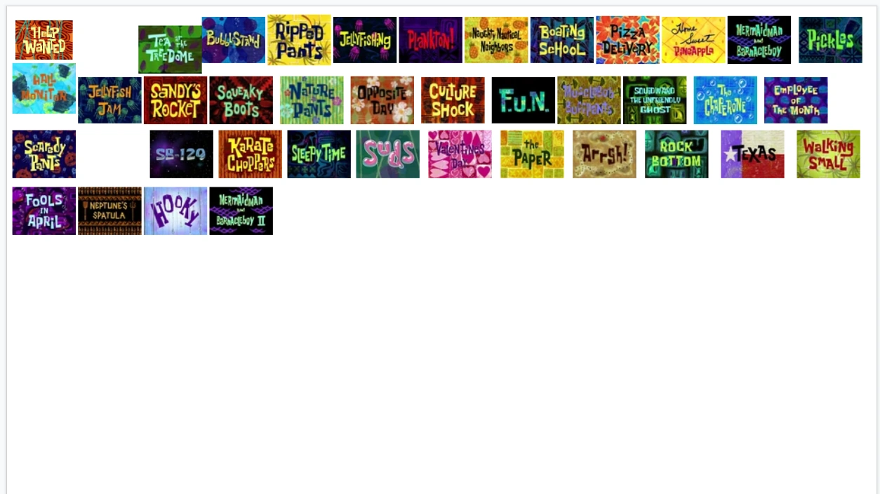 SpongeBob Season 1 Episode Elimination Part 3 | Fandom