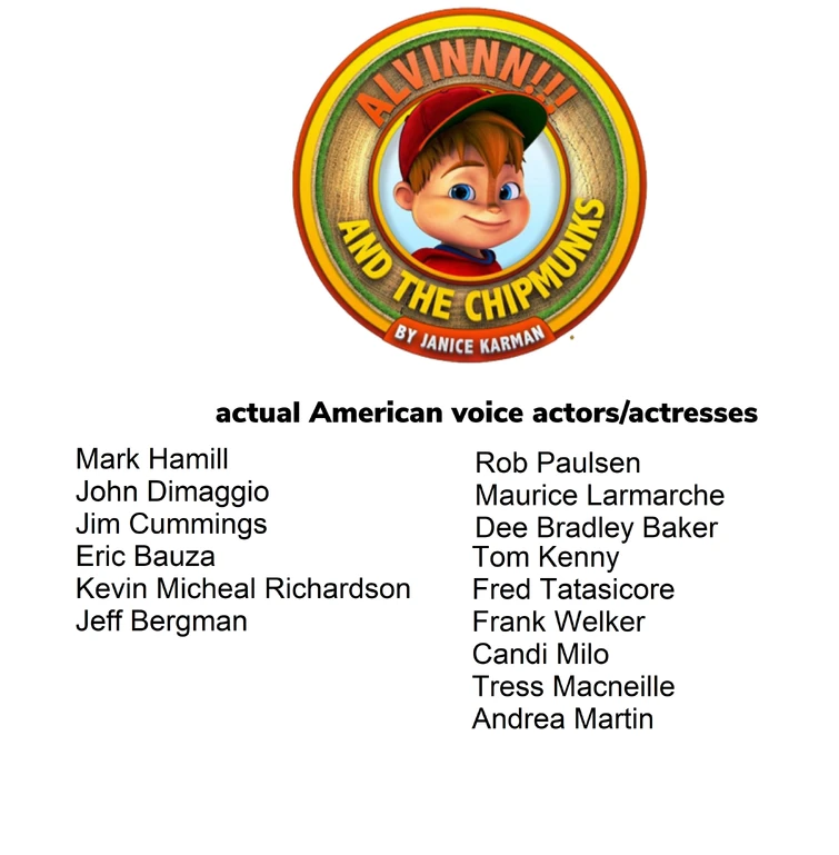 Alvin And The Chipmunks Tv Series 2015 Will Going To Use Re-dub Voice ...