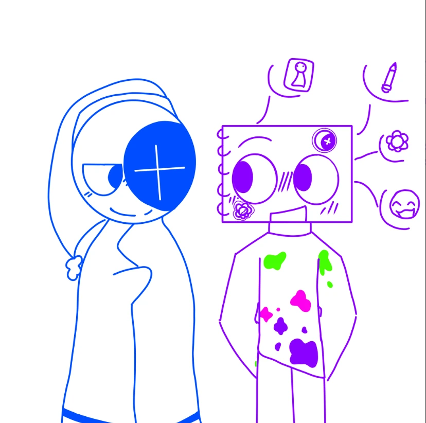 Oc x Canon/ Self ship art ^_^ | Fandom