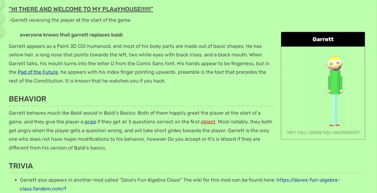 Discuss Everything About Garrett's Funny Animal Game Wiki | Fandom