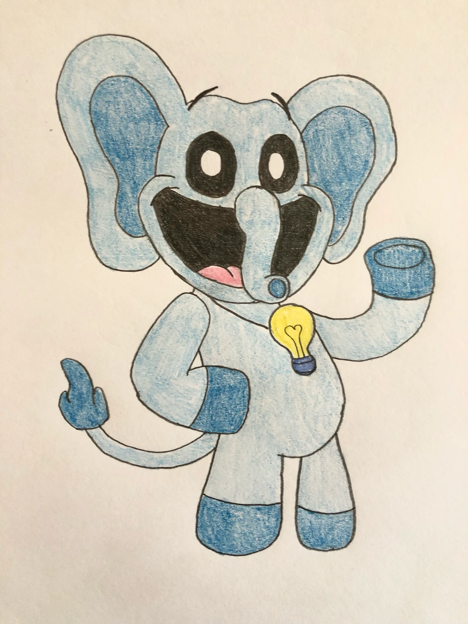 🎨 {PPC3} My Drawing of Smiling Critter Bubba Bubbaphant | Fandom