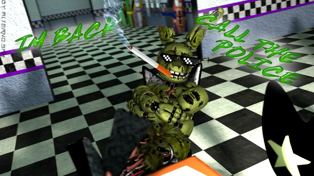 *Walks in room, Sees Springtrap* UHHHHHHH..... | Fandom