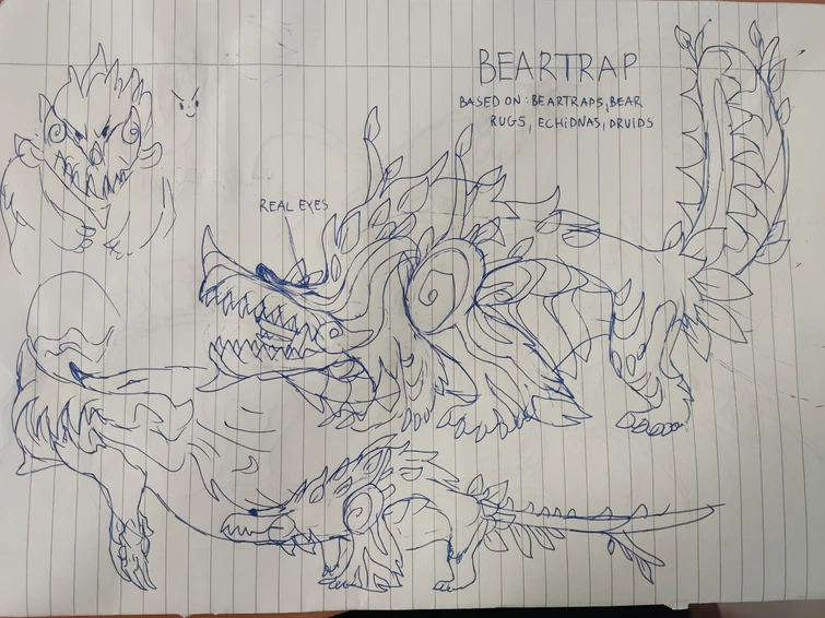 First sketches of Bäruw | Fandom