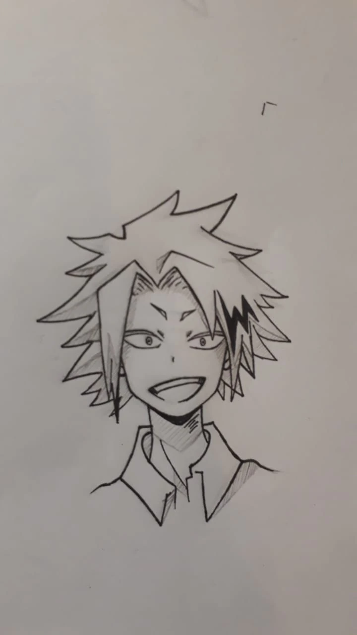 Denki drawing by me not that good tho lmao | Fandom