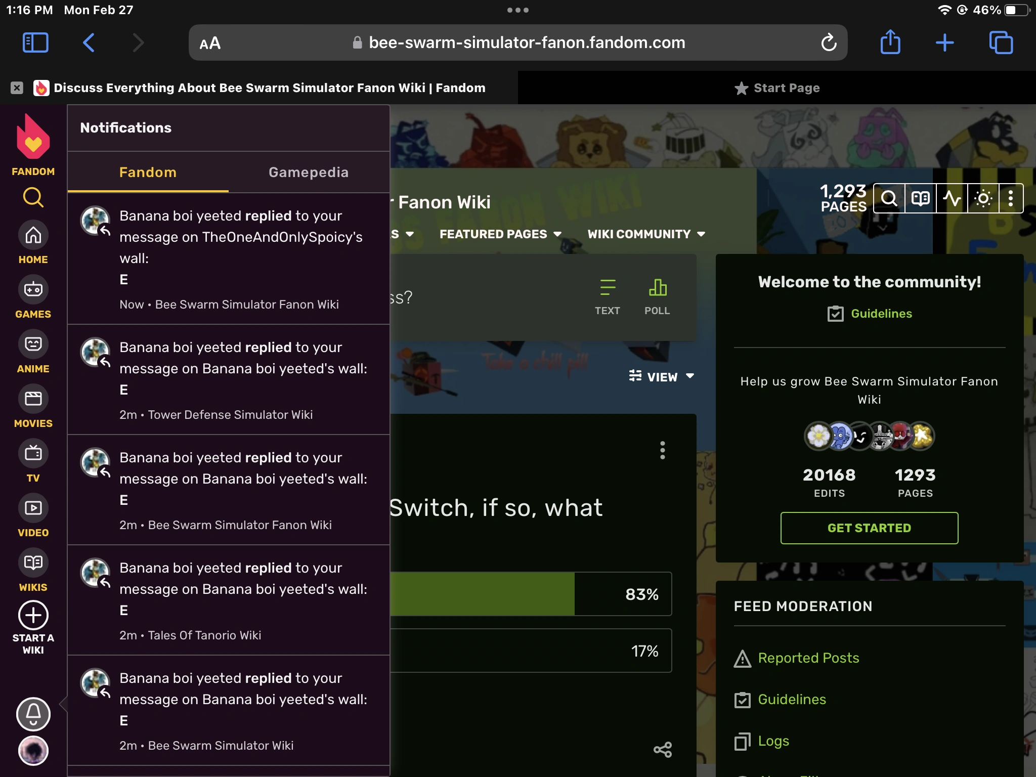 My notifications: | Fandom