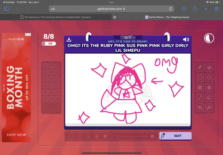 Omg!! Its the ruby pink sus pink pink girly dirly lil simepu | Fandom