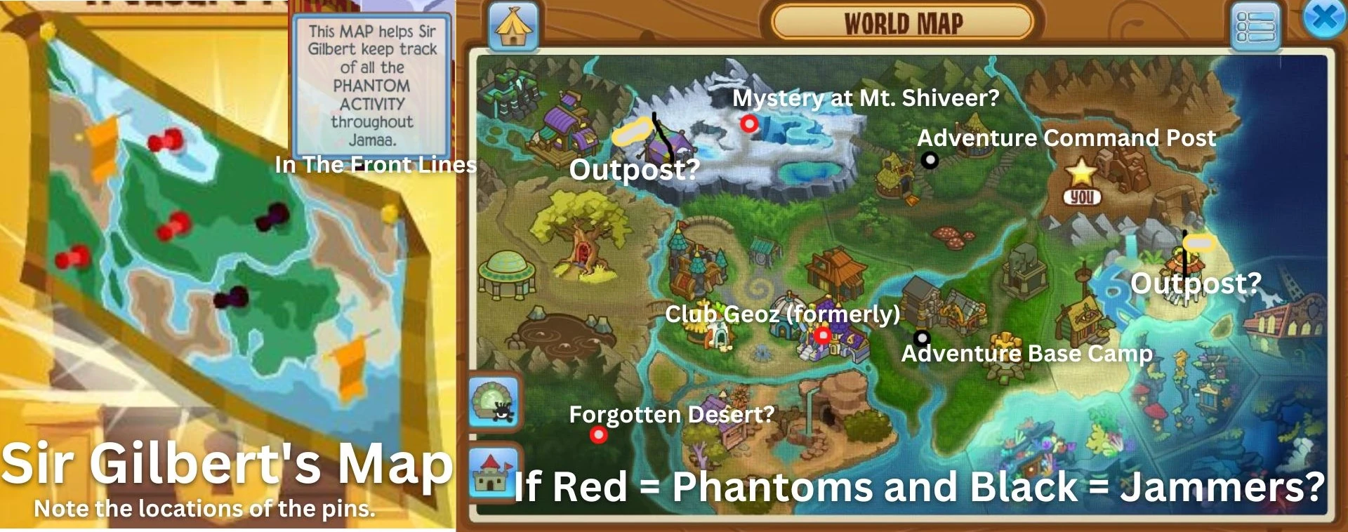Theory on Sir Gilbert's Map | Fandom