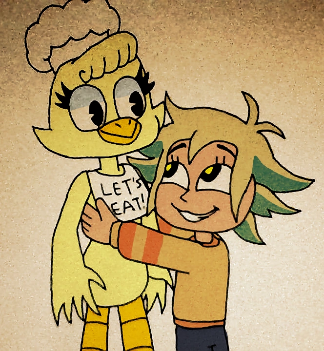 Vee Hugging Chica 🤗💕 | Fandom