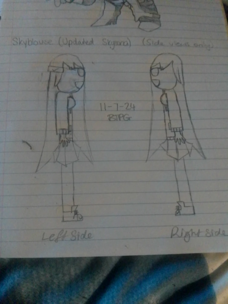 SkyBlouse (My Skysona) Side Views | Fandom