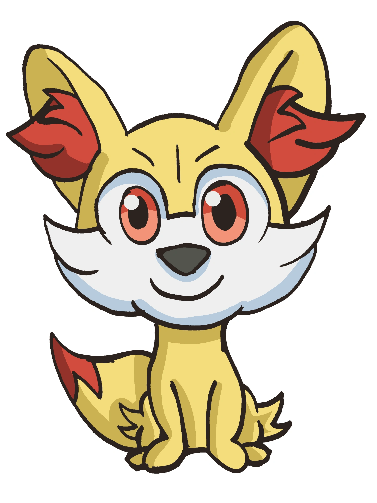 My drawing of Fennekin | Fandom