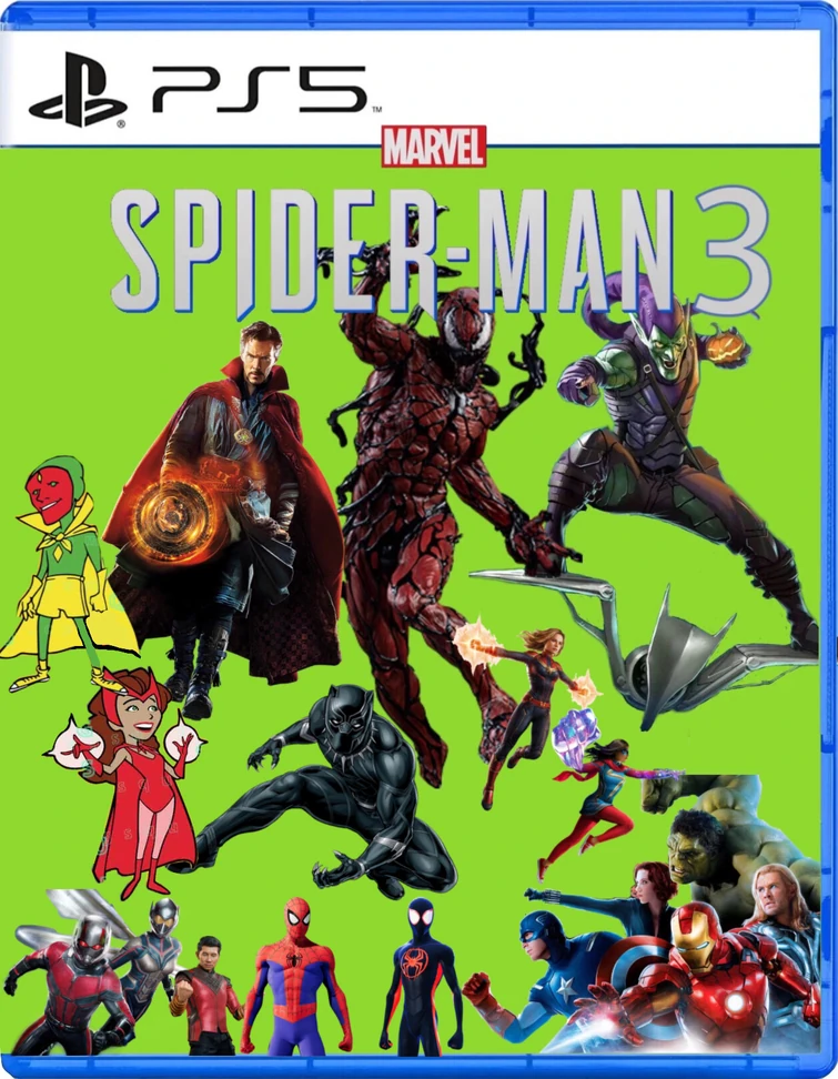 Spider-Man 3 game cover concept I made | Fandom