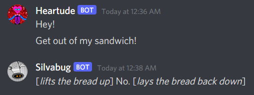 Get out of my sandwich. | Fandom