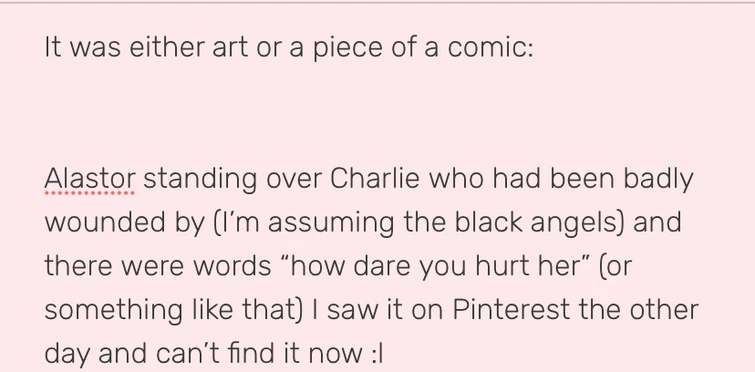 Two things. | Fandom