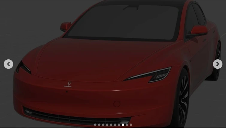 The all-new fictional 2024 Tesla Model 3 made by Ivy has been leaked ...