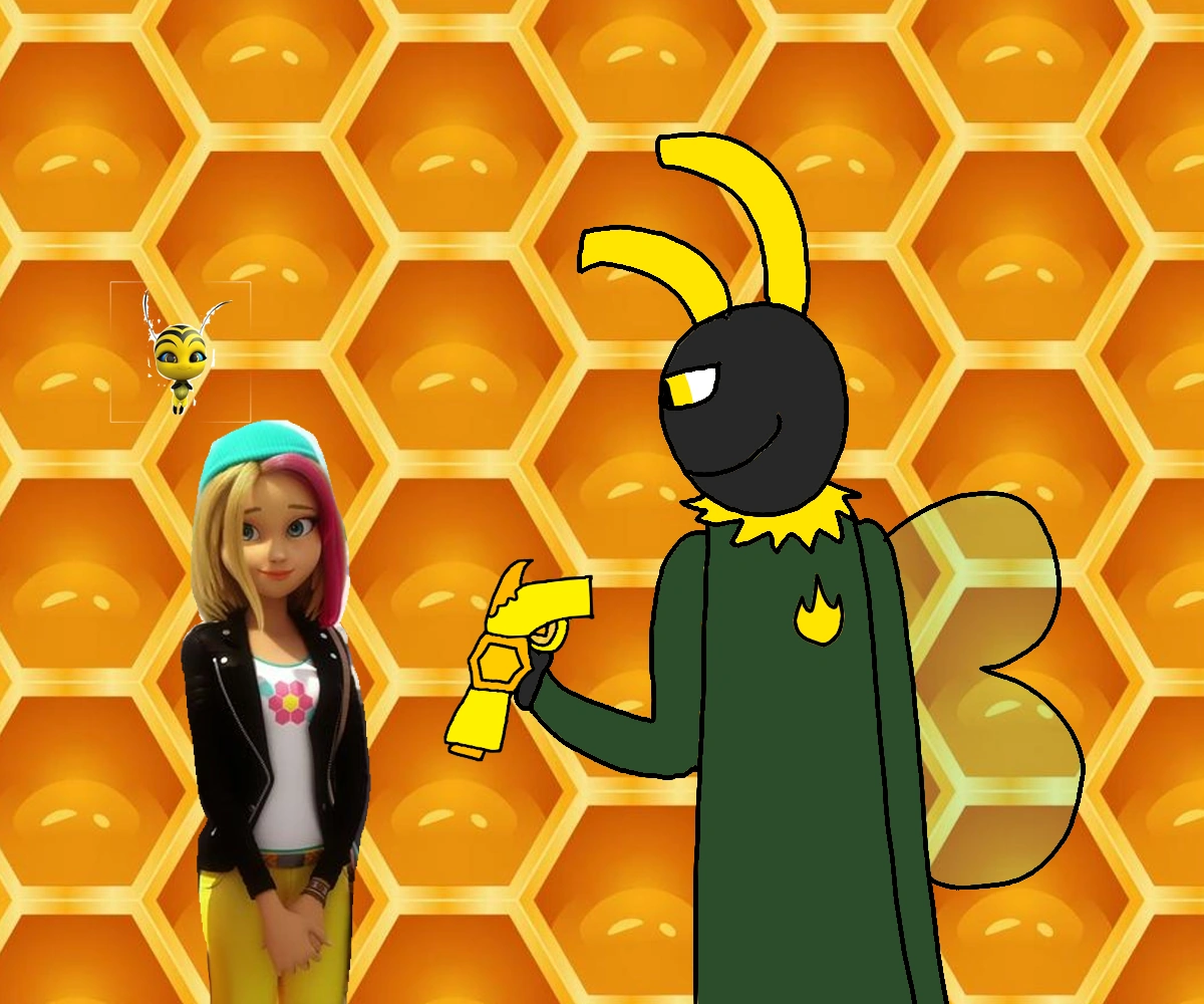 Zoé Lee and Pollen from Moto-Metro when they got their Stickey Honey Gun 5000 XL | Fandom