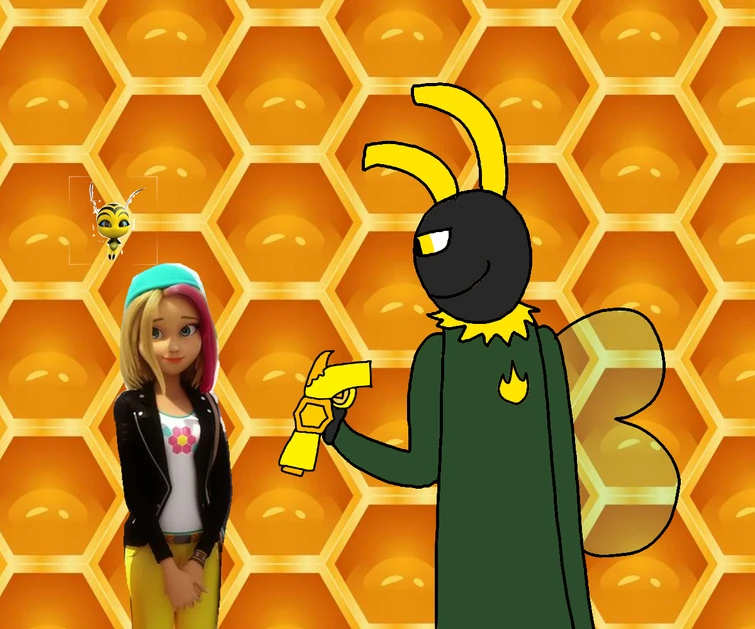 Zoé Lee and Pollen from Moto-Metro when they got their Stickey Honey Gun 5000 XL | Fandom