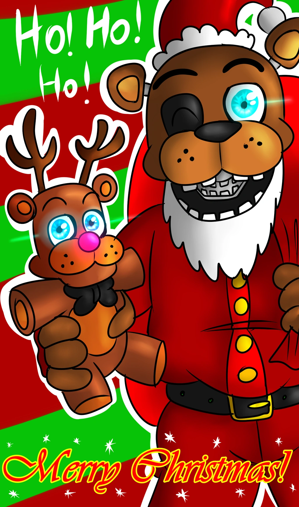 Merry Christmas from Freddy Fazbear (not my art) | Fandom