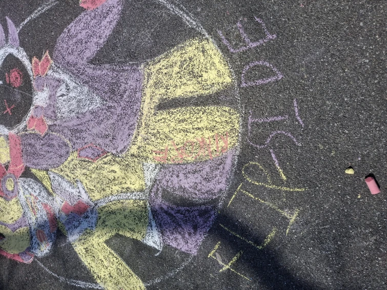 mostly offtopic chalk art | Fandom
