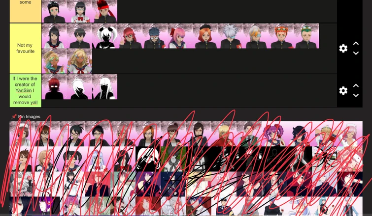 Yansim tier list (CONTROVERSIAL) | Fandom