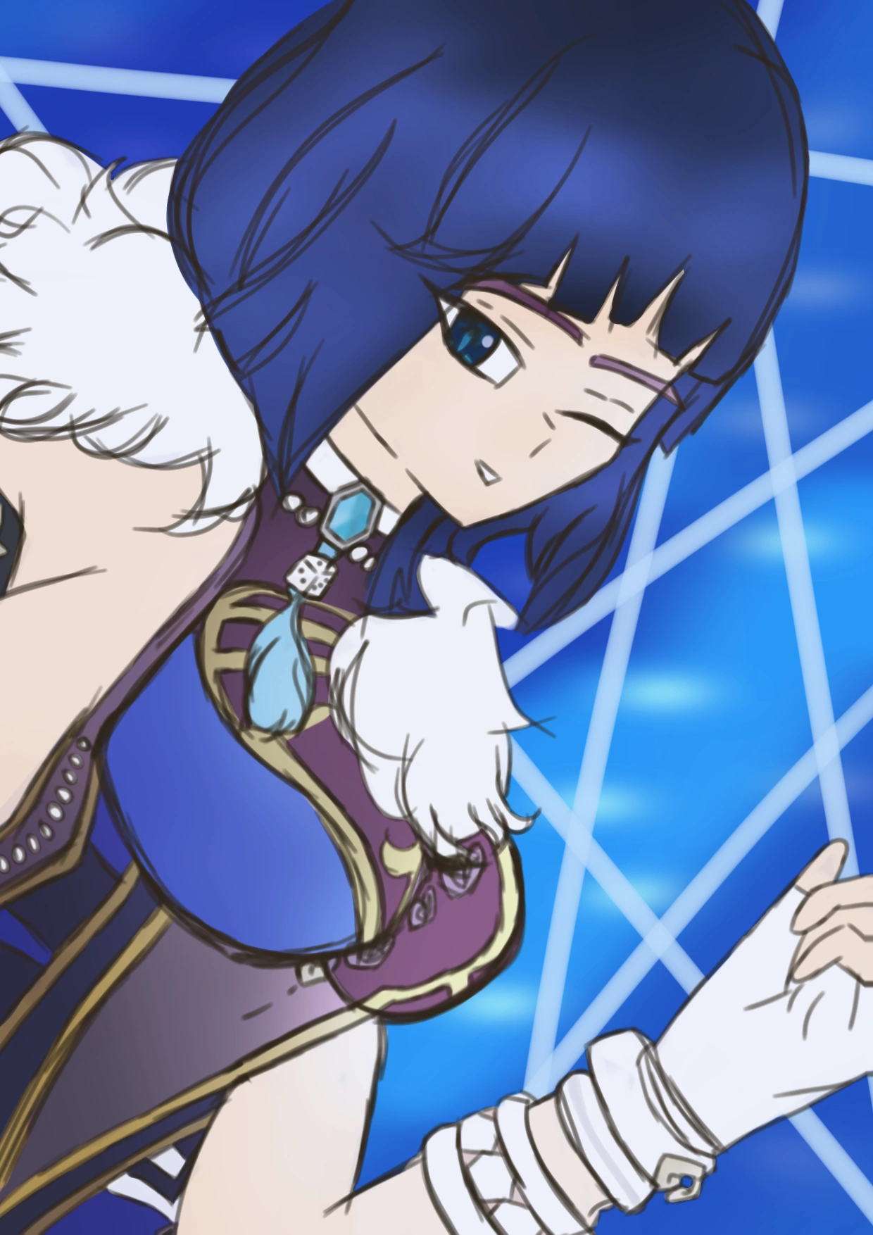 Yelan art done! | Fandom