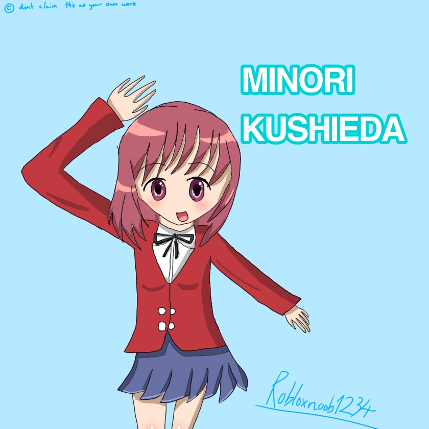 Minori kushieda fanart by me | Fandom