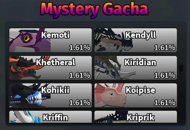 erm send me screenshots of the creatures in mystery gacha | Fandom
