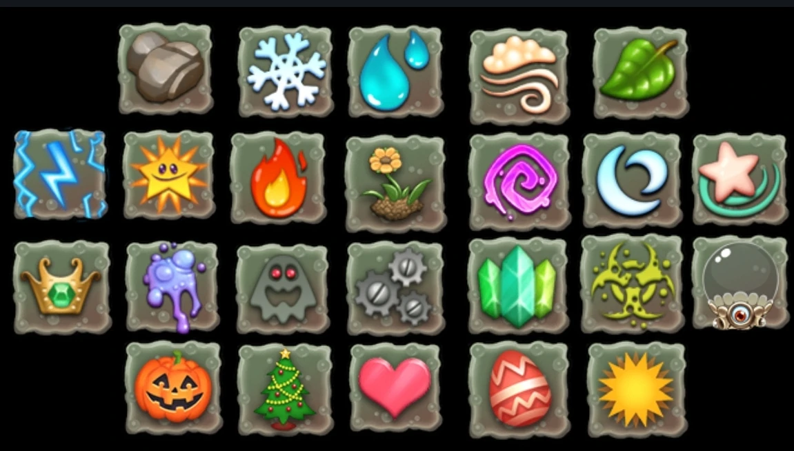 Gold element icon. | Fandom