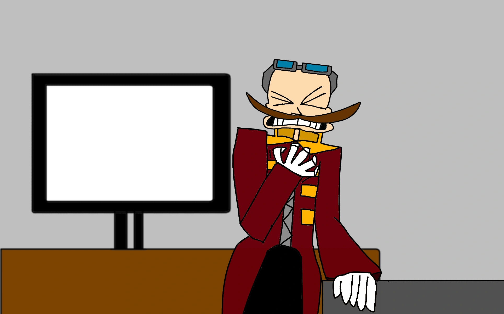 Eggman cringing reaction template | Fandom