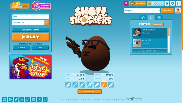 Update on my shell shocker profile | Fandom