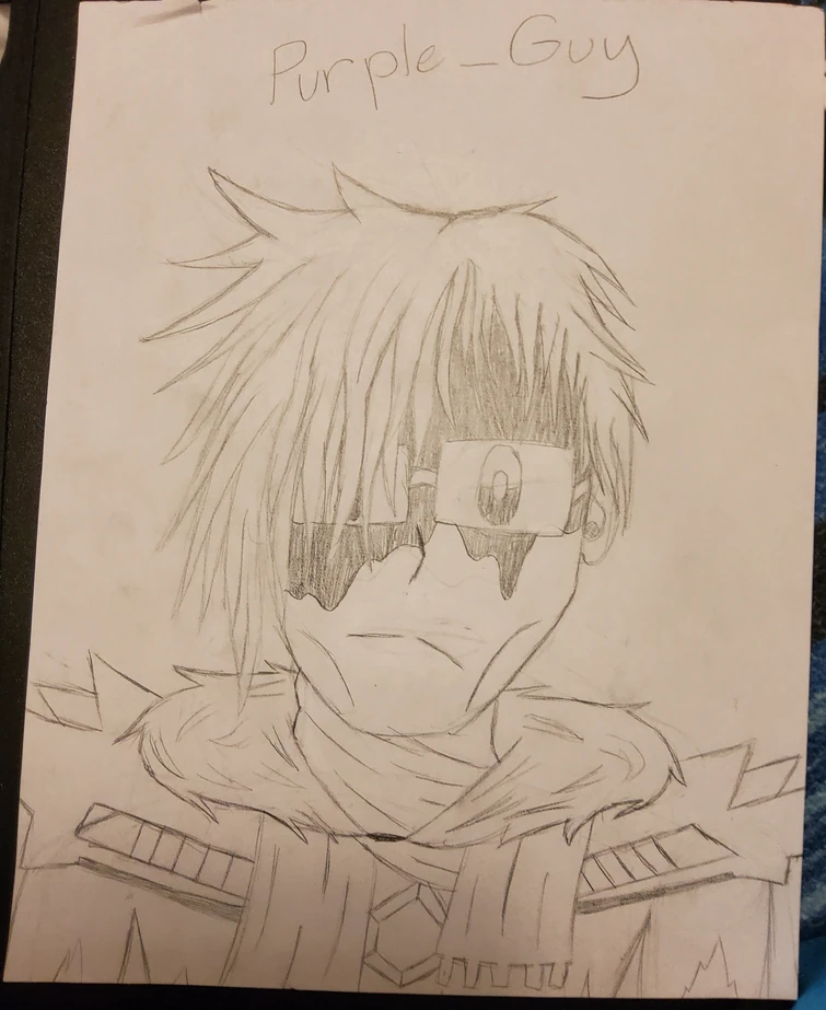 Purple guy drawing | Fandom