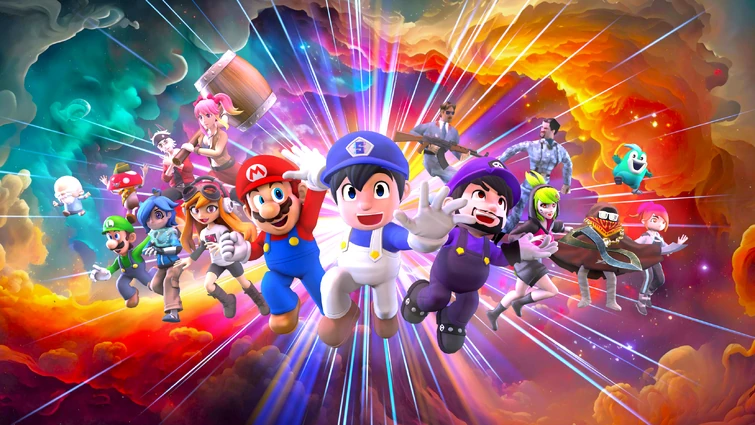 A custom SMG4 Banner (rendered in Source Filmmaker) | Fandom