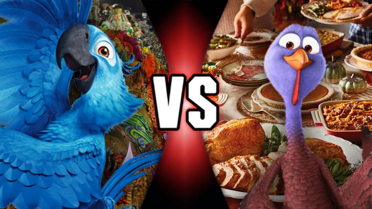 Blu VS Reggie (Rio VS Free Birds) | Fandom