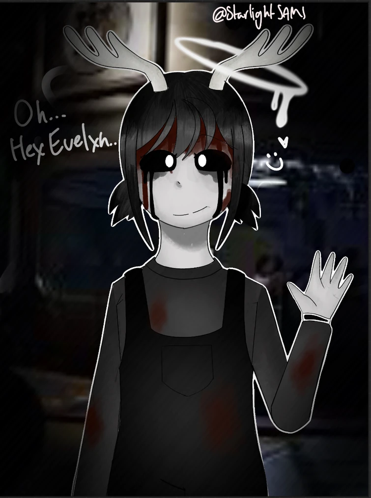 Evelyn drawing :) (TW: BLOOD/GORE) | Fandom