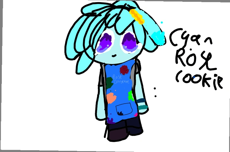 finally made the design for cyan rose | Fandom