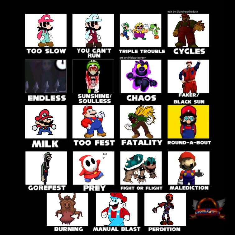 My take on Vs. Sonic.exe Mario Mix: | Fandom