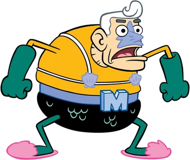 Mermaid Man VS Crimson Chin (SpongeBob SquarePants VS The Fairly ...