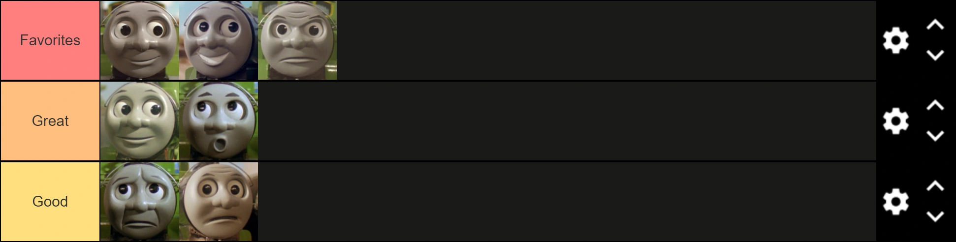 My Oliver's Faces Tier List ratings | Fandom