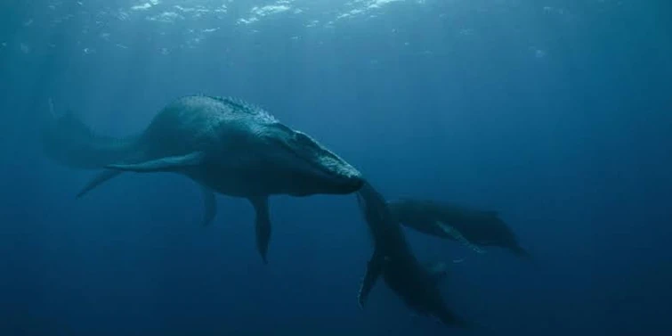 Mosasaurus runs the Meg gauntlet! | Fandom