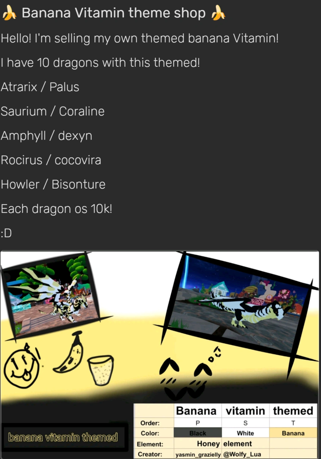 🍌Banana Vitamin theme shop 🍌 | Fandom